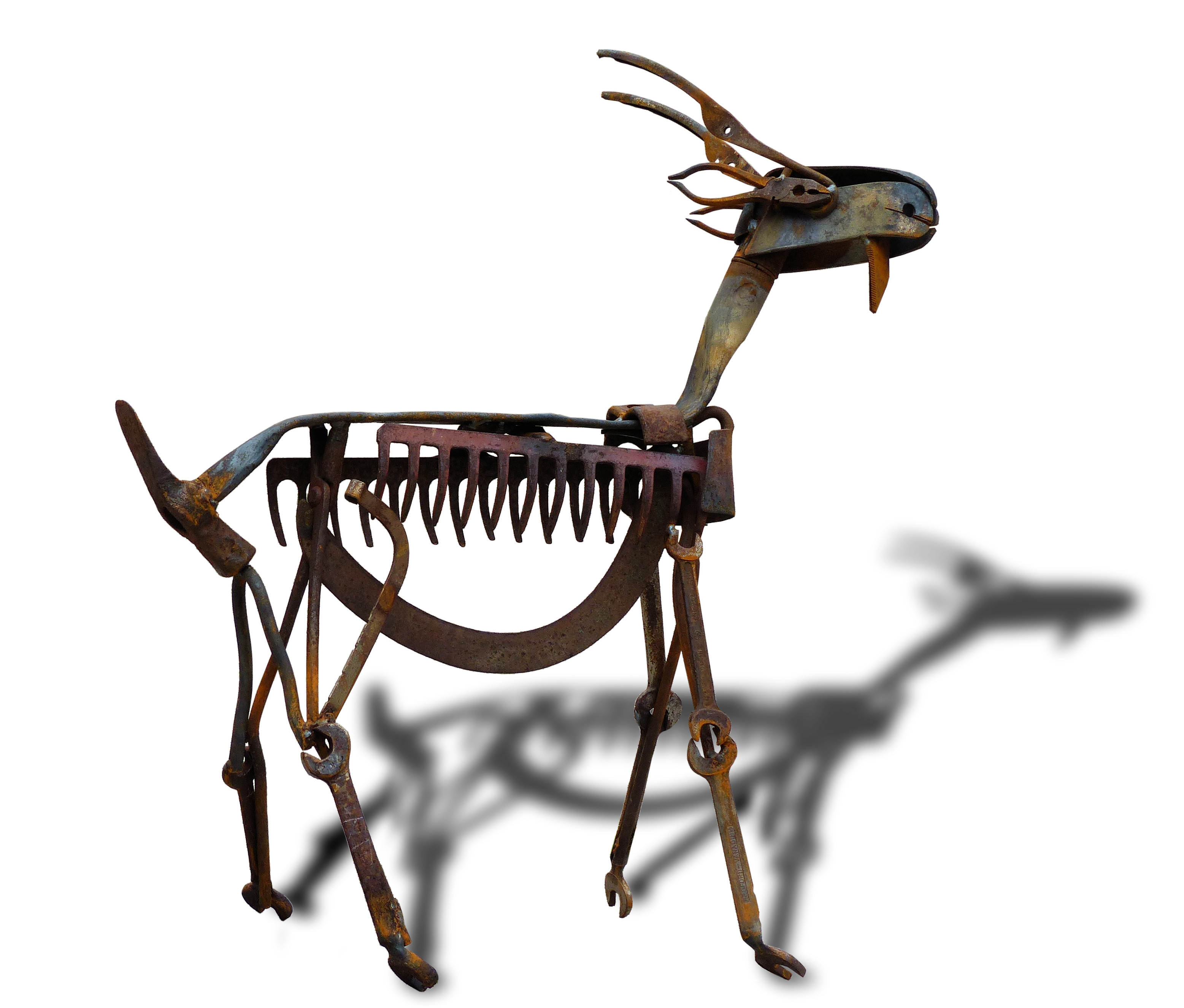 Goat; scrap metal – Hilary Bradt